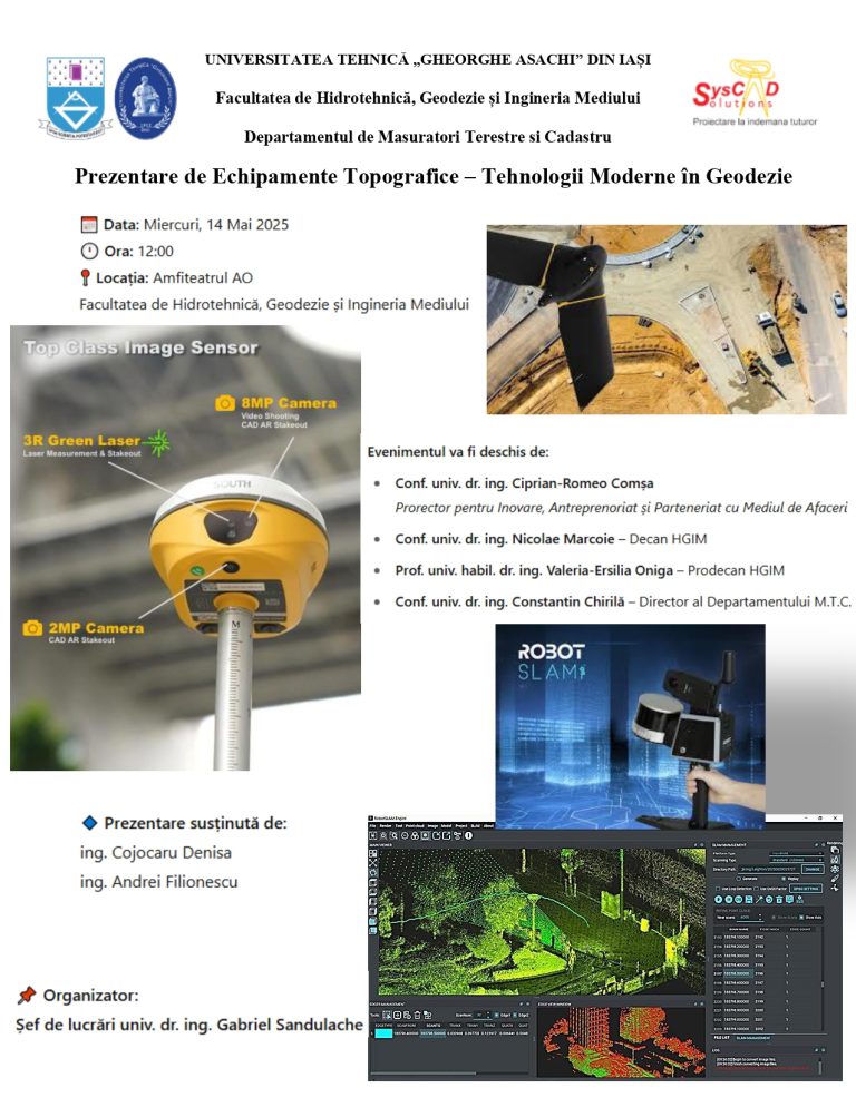 Facultatea de Hidrotehnică, Geodezie şi Ingineria Mediului