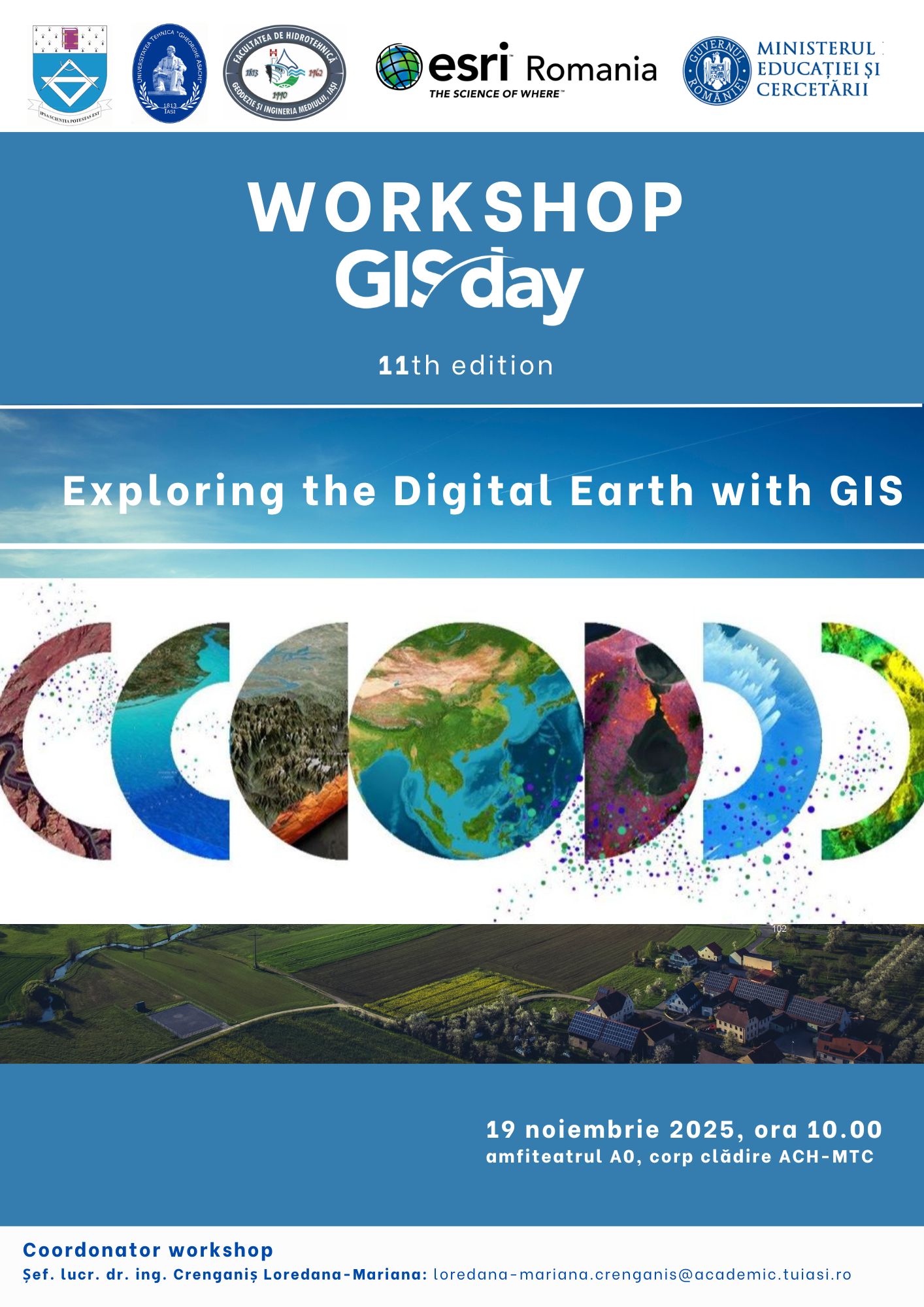 Gis day 2025 – Facultatea de Hidrotehnică, Geodezie şi Ingineria Mediului